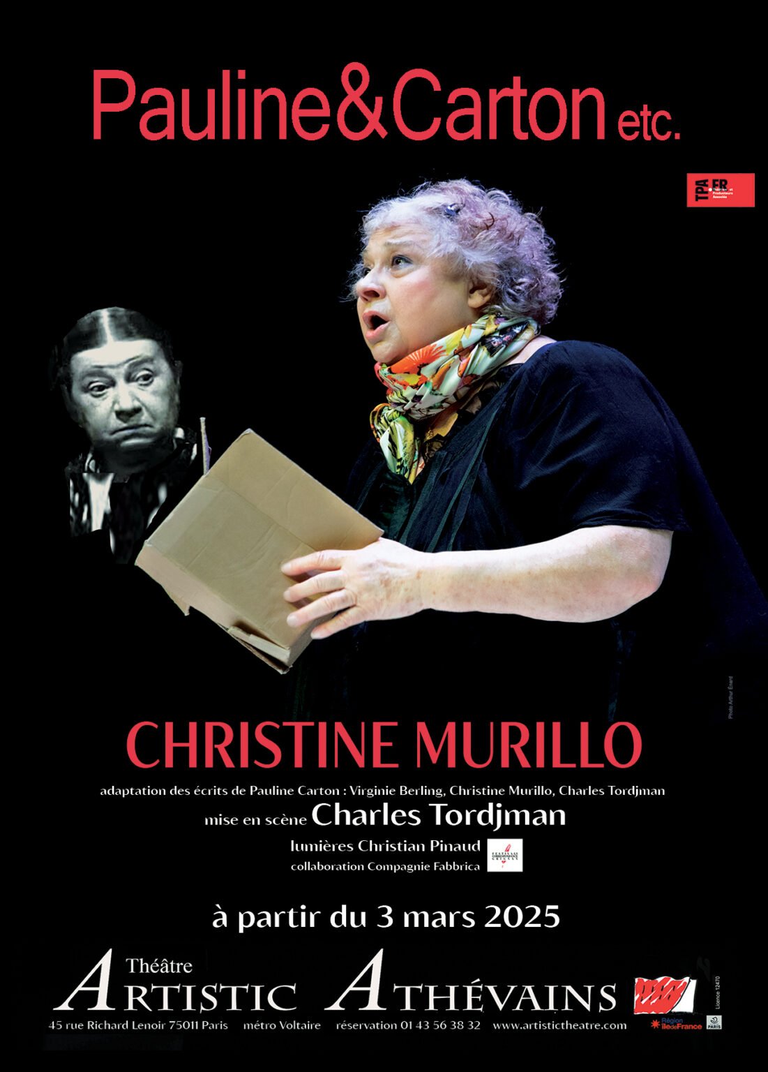 Pauline & Carton - Théâtre Artistic Athévains